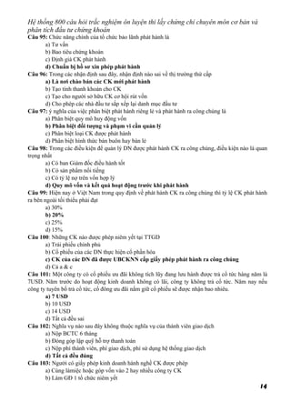800 cau hoi về tttc co key | PDF