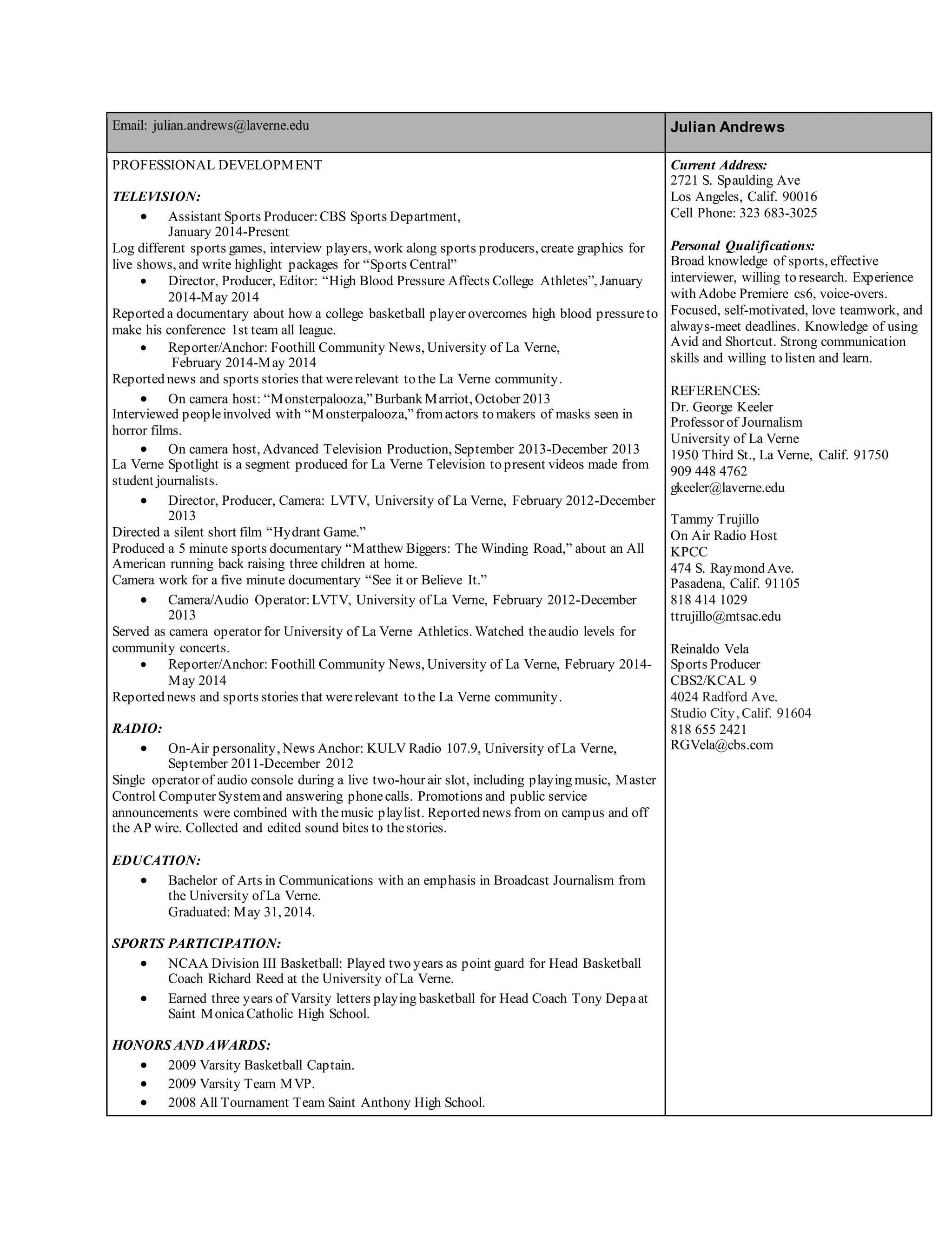 julian resume | DOCX