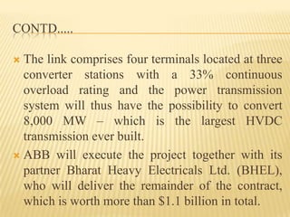 800kv multiterminal system in india | PPTX