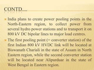 800kv multiterminal system in india | PPTX