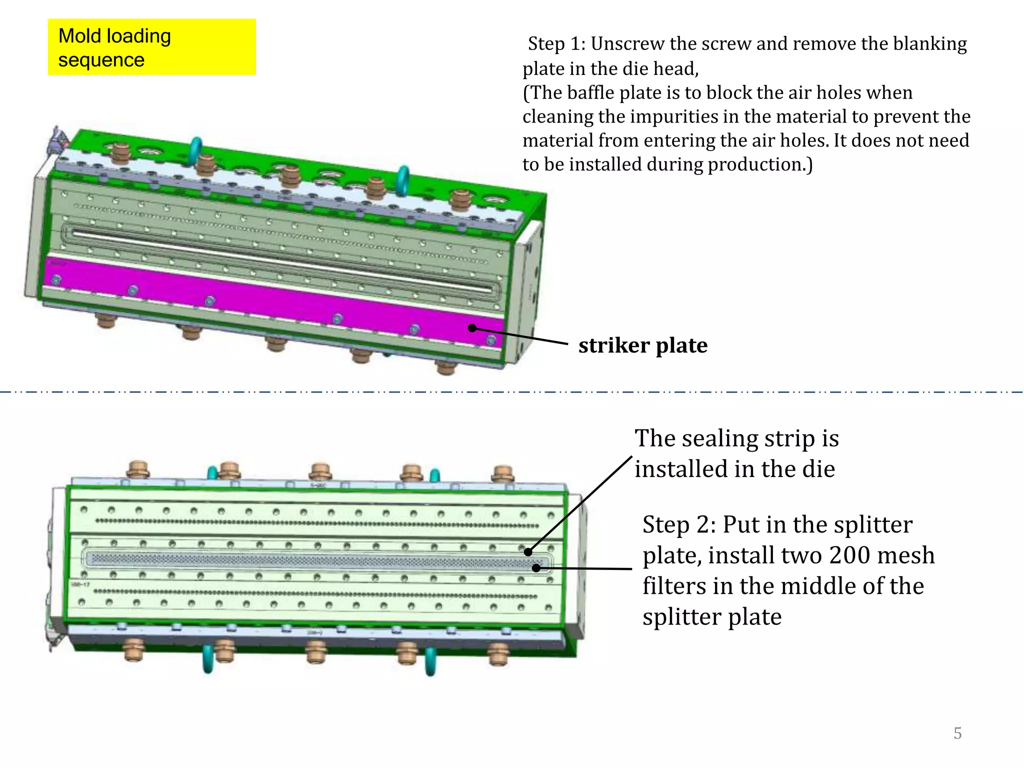 800mm mold disassembly and maintenance information | PPT