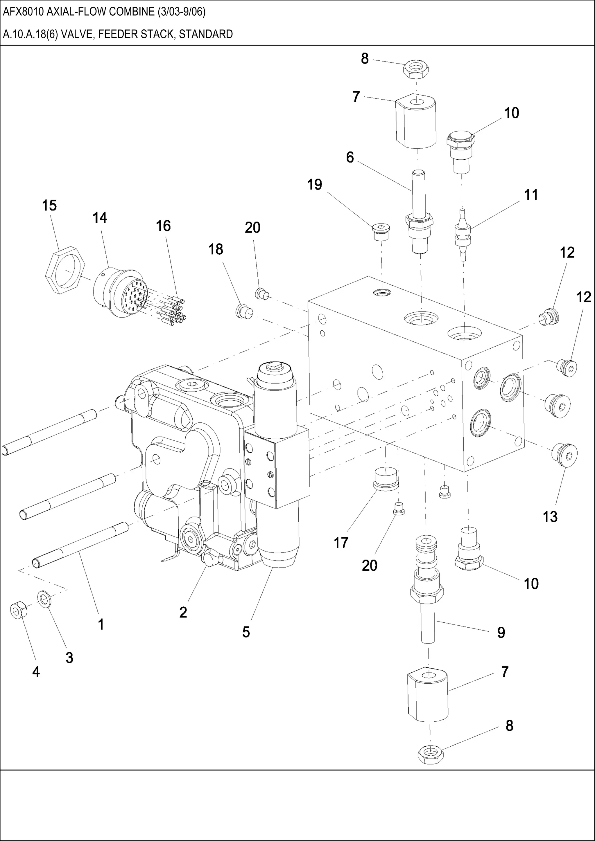 AFX 8010 AXIAL - Flow combine parts catalog | PDF