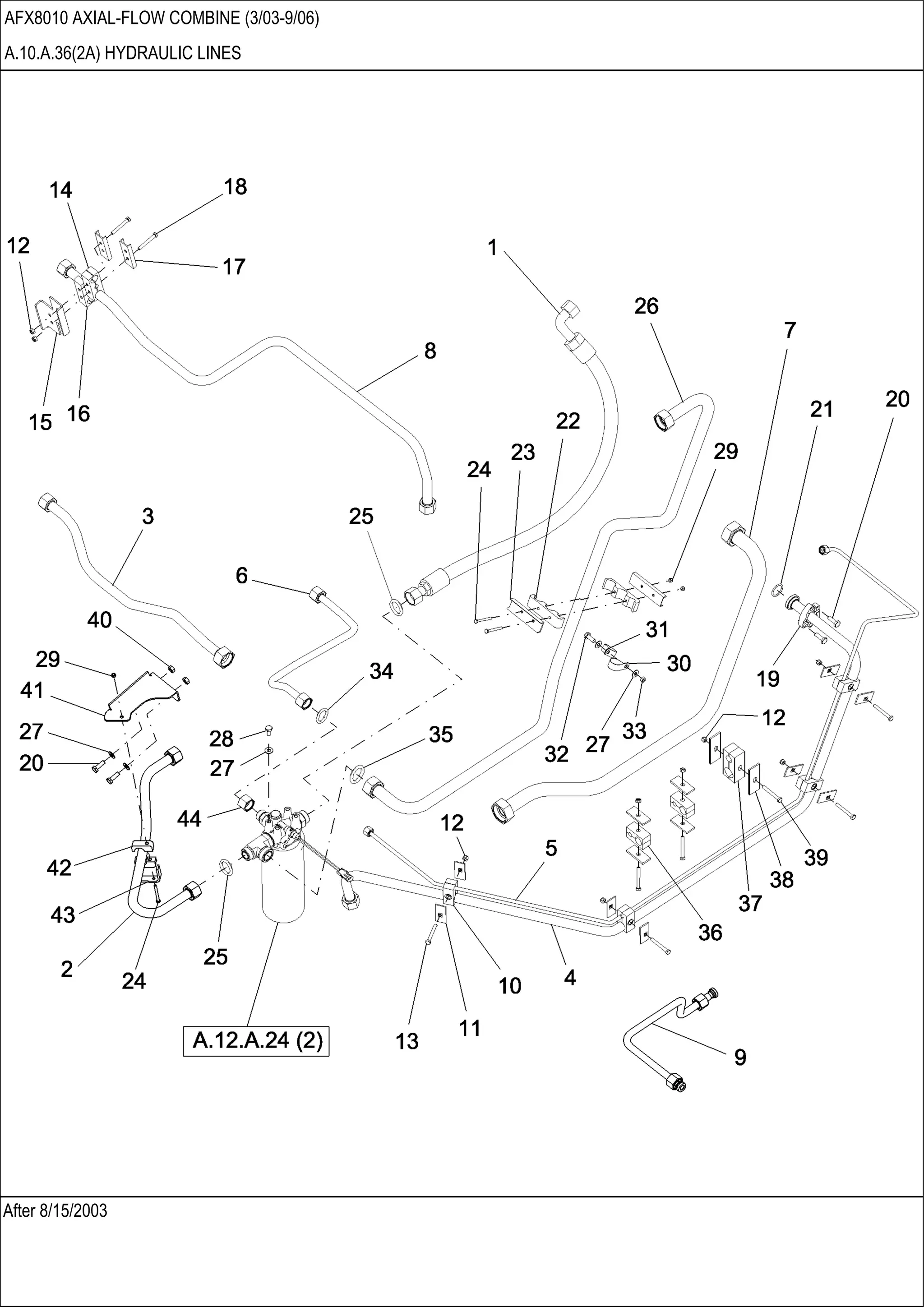AFX 8010 AXIAL - Flow combine parts catalog | PDF