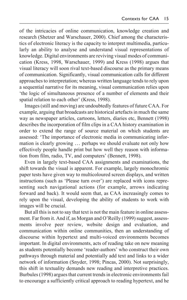 Blueprint for Computer assisted Assessment 1st Edition Joanna Bull | PDF