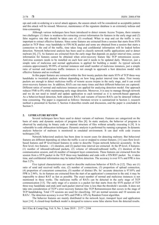 Optimal remote access trojans detection based on network behavior | PDF