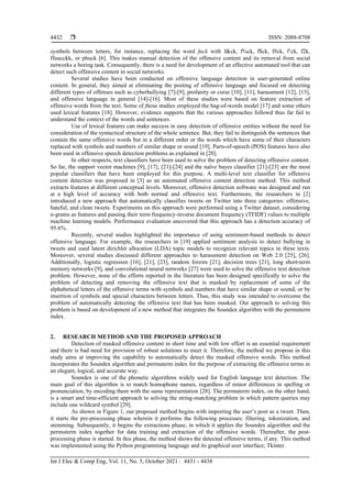 Smart detection of offensive words in social media using the soundex ...