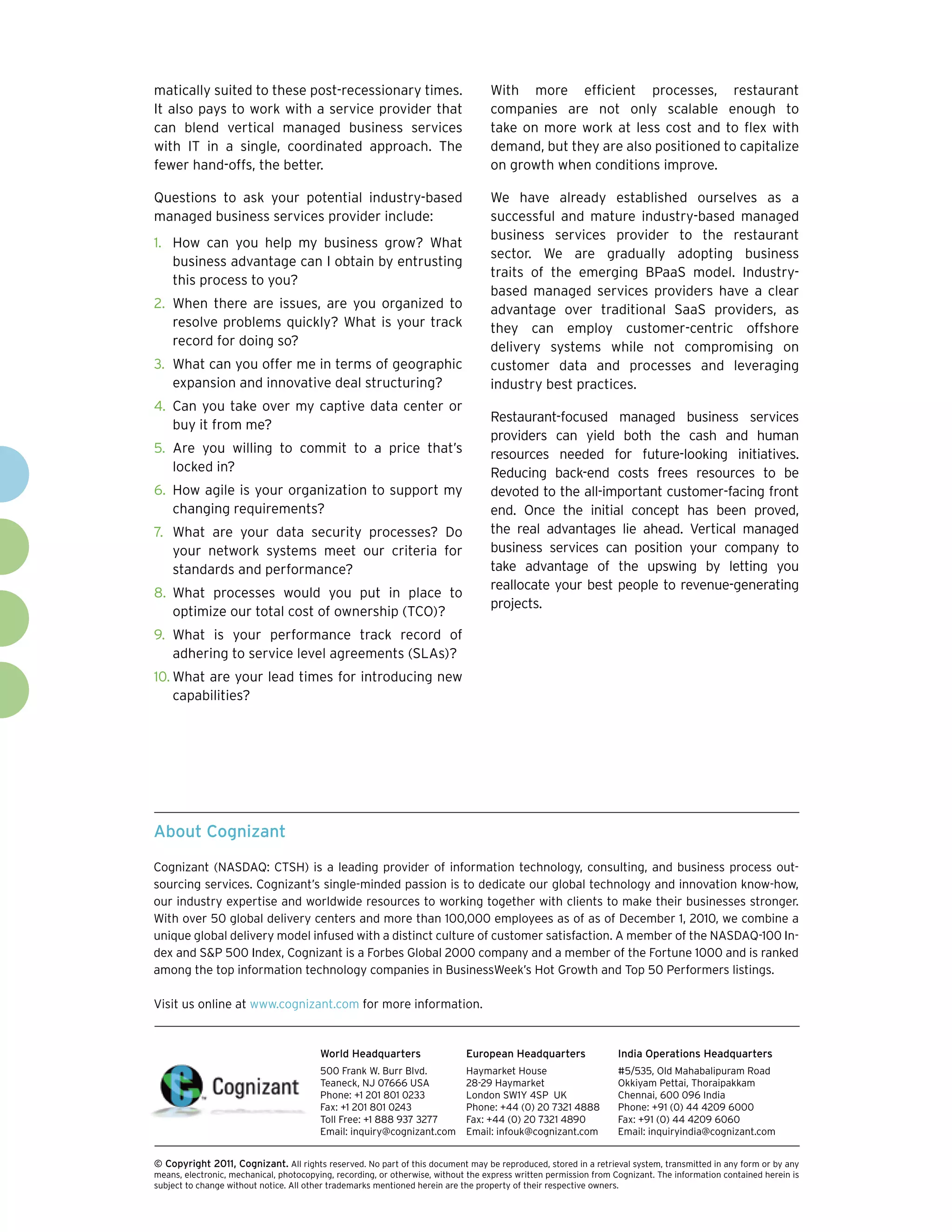 Global Sourcing and Transformation in the Restaurant Industry | PDF