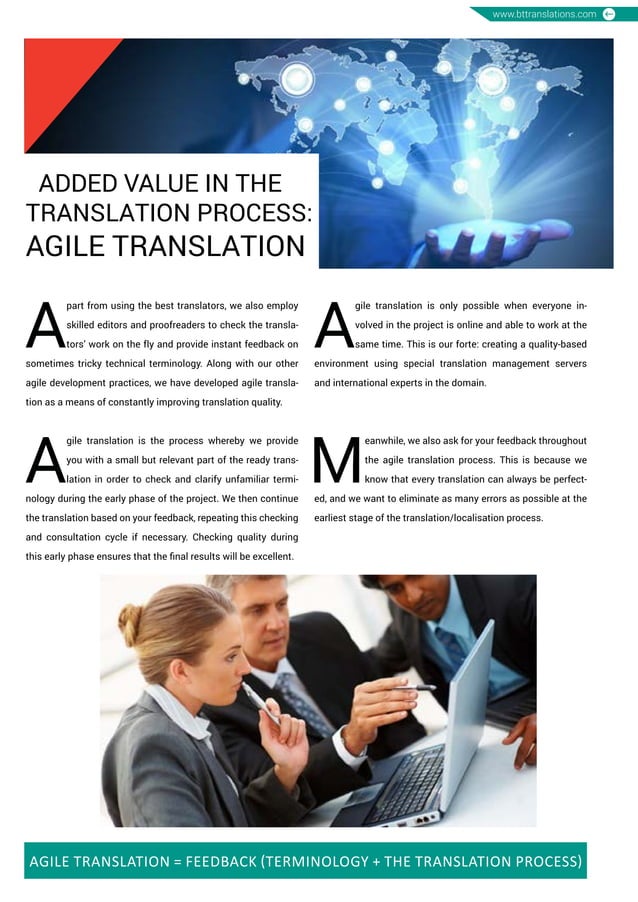 Company Profile - Business Team Translations | PDF