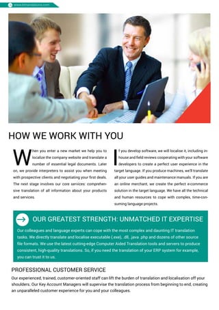 Company Profile - Business Team Translations | PDF
