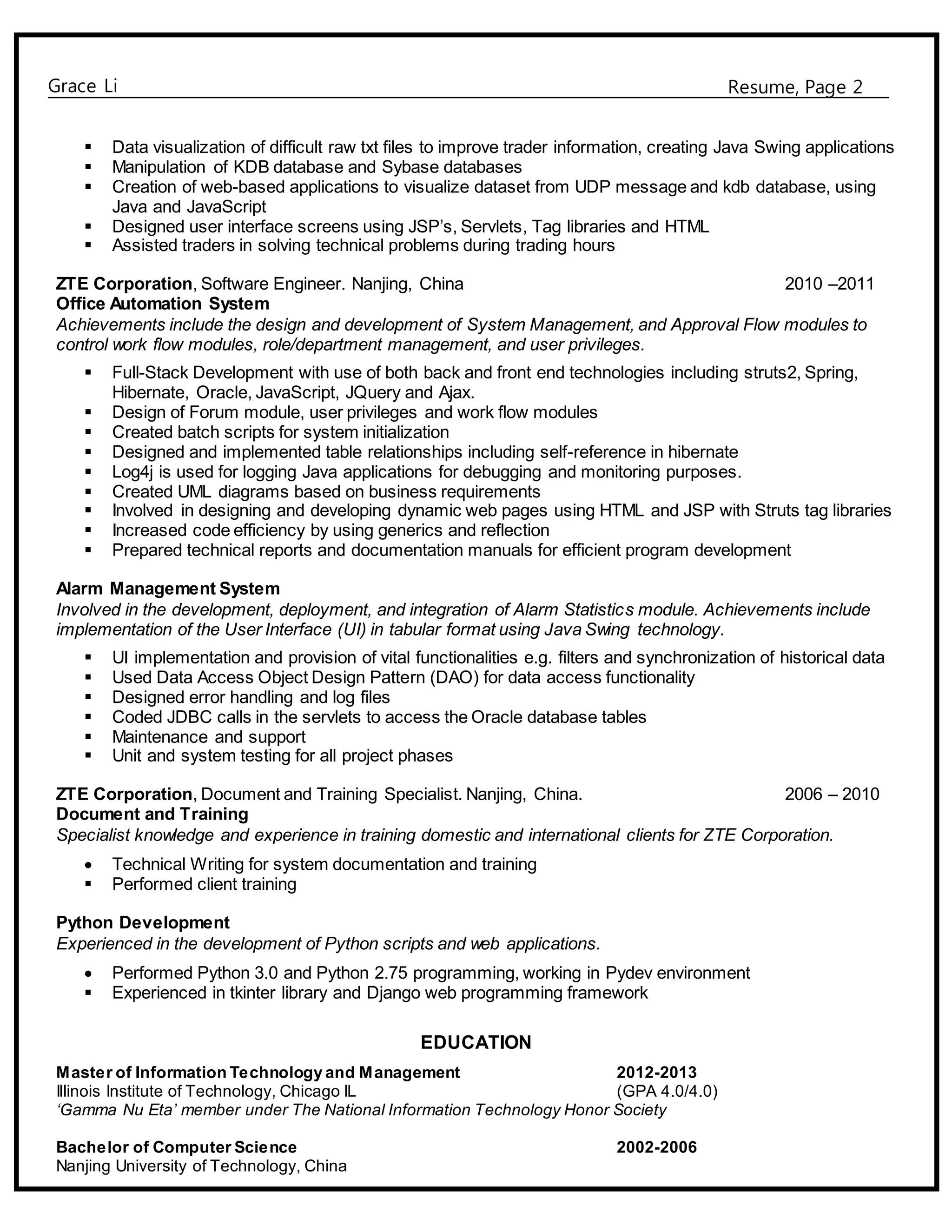 Resume_Grace Li | DOCX