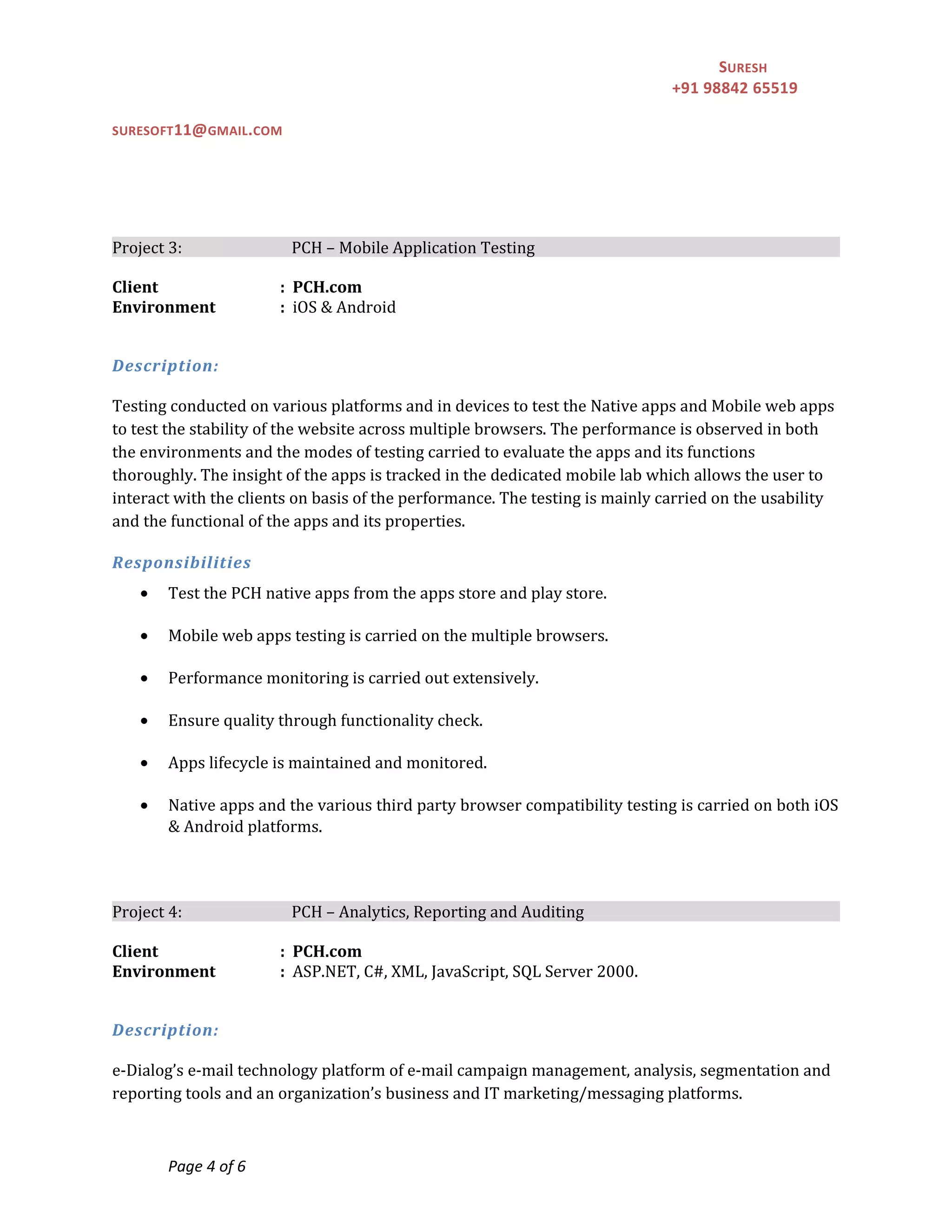 Suresh | DOC | Operating Systems | Computer Software and Applications