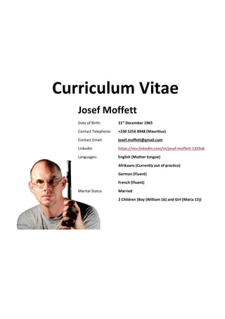 Josef Moffett - CV_long | PDF