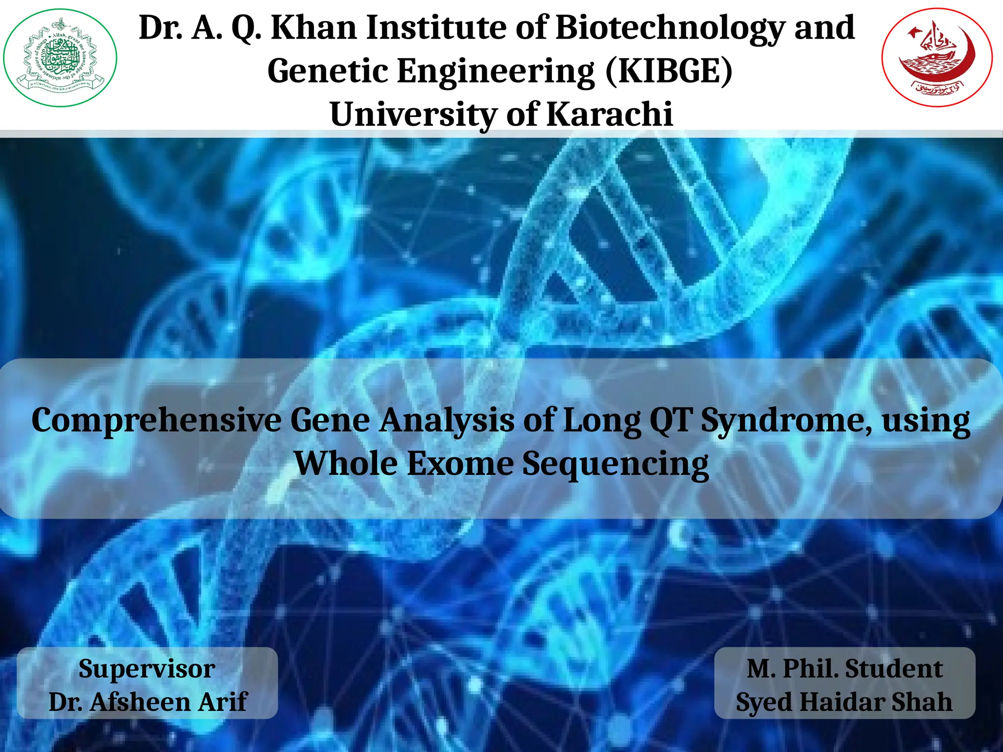 Whole exome sequencing in a family of long QT syndrome | PPTX
