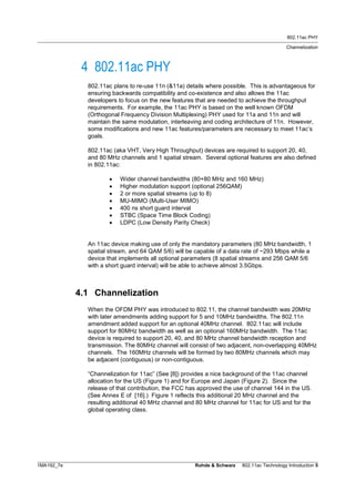 802.11ac Technology Introduction | PDF