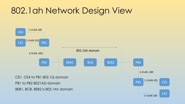 802.1ah Network & Packet : My view | PPT