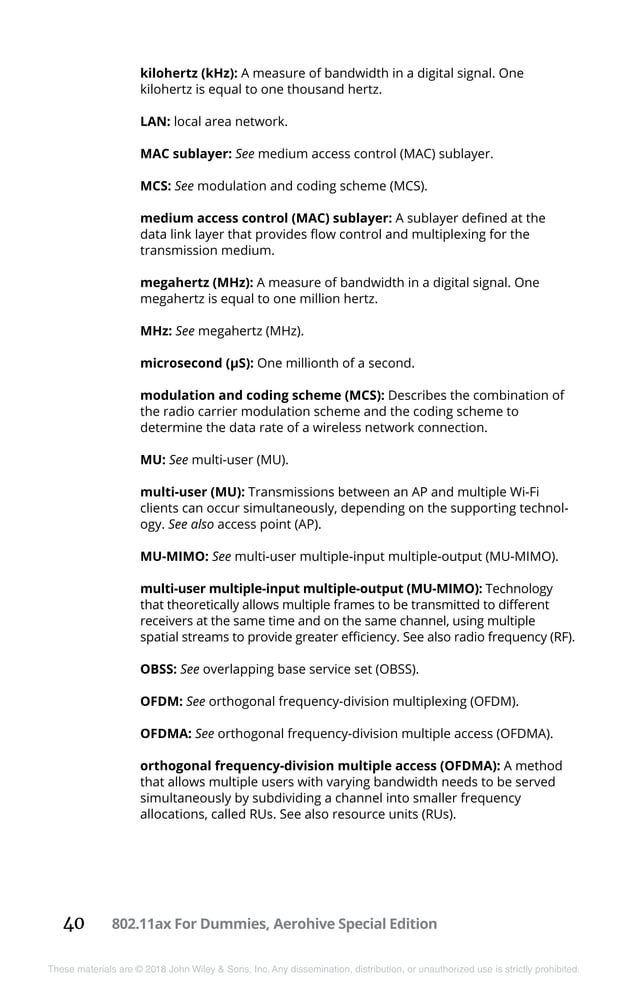 802.11ax for Dummies (Aerohive Special Edition) | PDF | Internet of ...