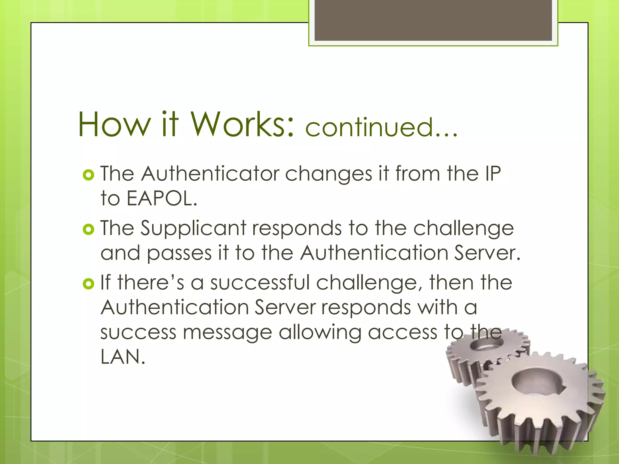 802.1x Authentication Standard | PPT