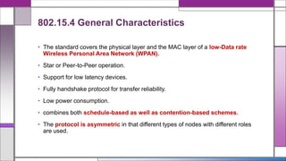 WSN-IEEE 802.15.4 -MAC Protocol | PPTX