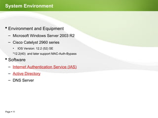 Introdutction – 802.1x Port-Based Authentication | PPT