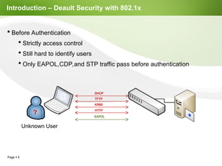 Introdutction – 802.1x Port-Based Authentication | PPT