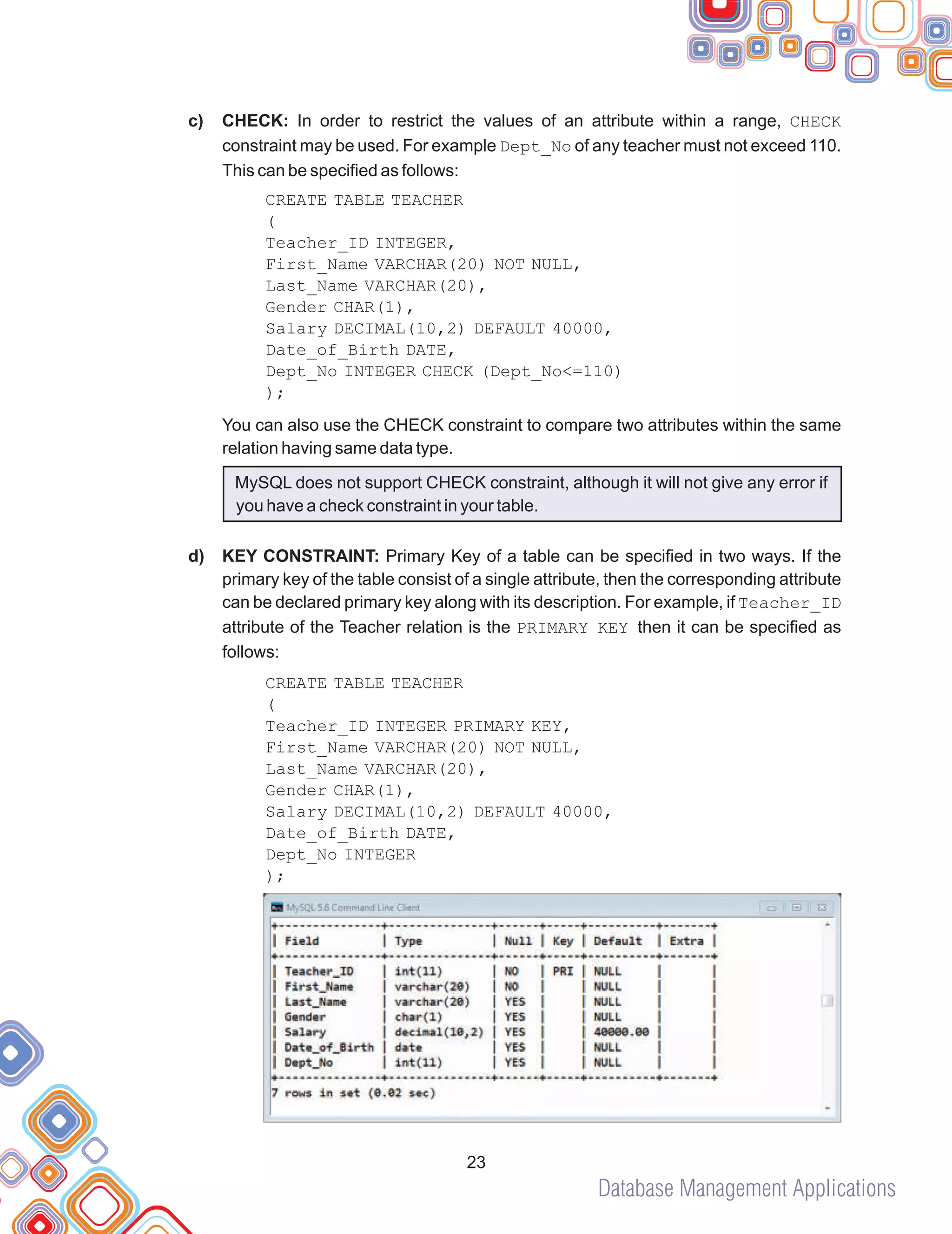 802-Information Technology Class- XII.pdf | Databases | Computer Software and Applications