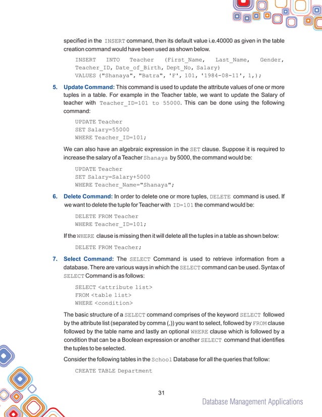 802-Information Technology Class- XII.pdf | Databases | Computer ...