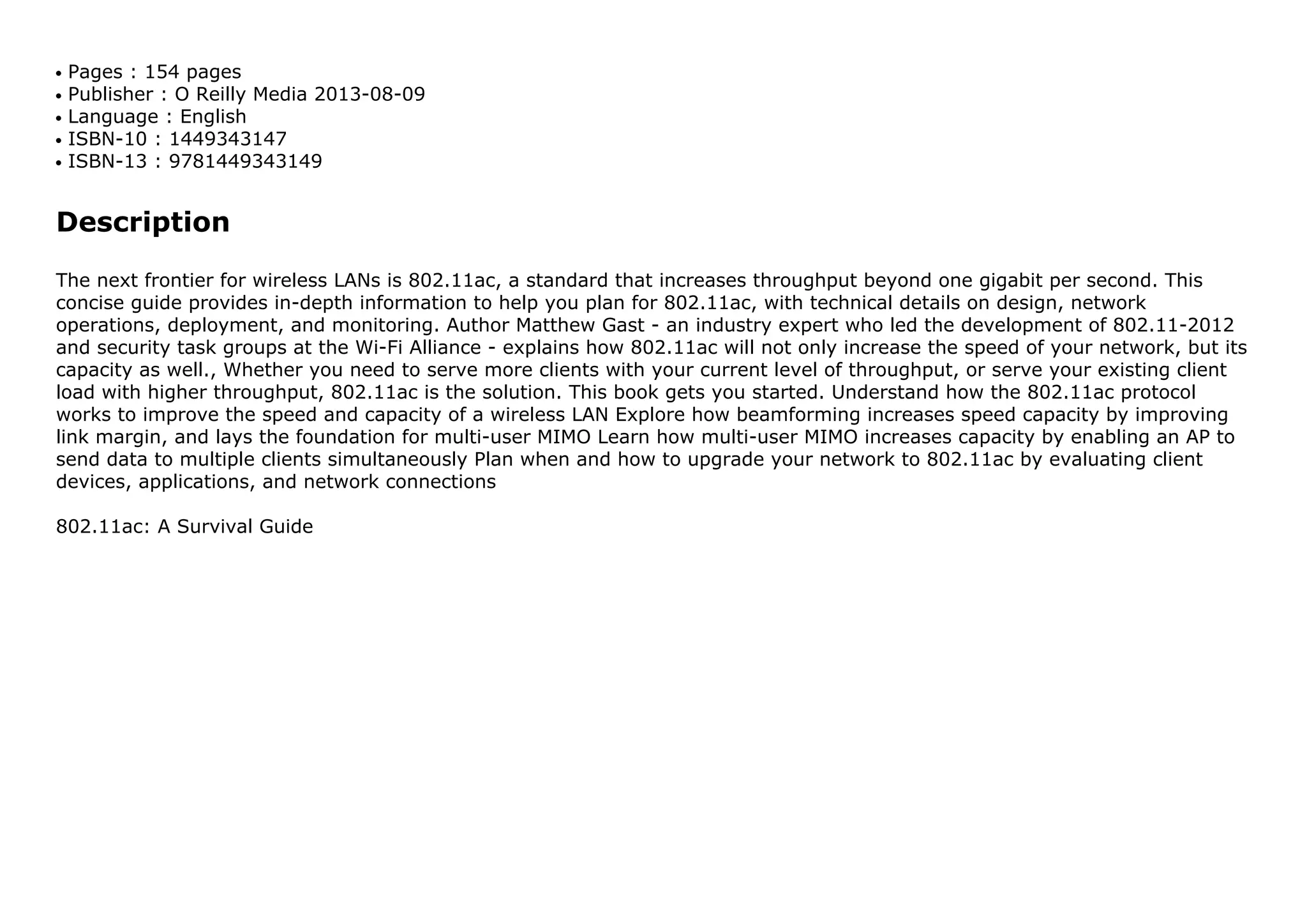 802.11ac: A Survival Guide | PPT