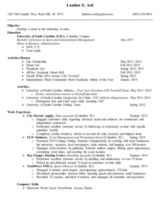 Landon Ard Resume | DOCX