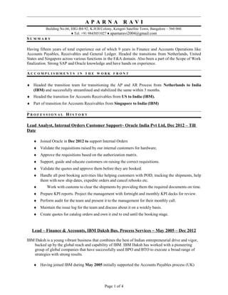 Aparna_Resume | DOC