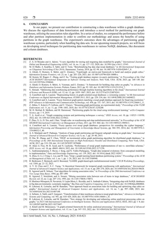 Method for developing and partitioning graph-based data warehouses using association rules | PDF