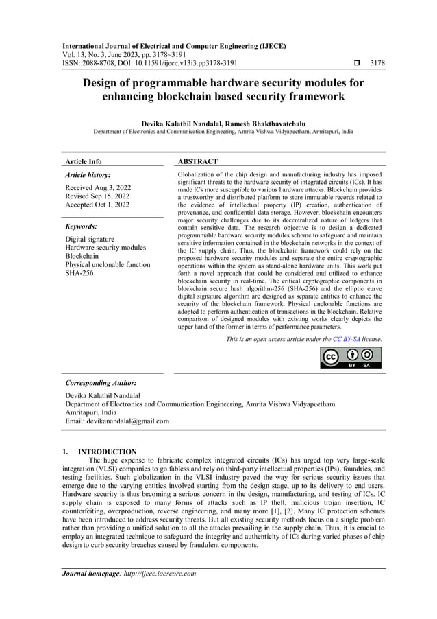 Design of programmable hardware security modules for enhancing ...