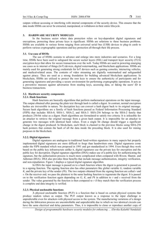 Design of programmable hardware security modules for enhancing ...