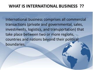 International business process_RPG | PPTX