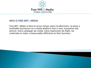 Free Wifi Media presentation | PPTX