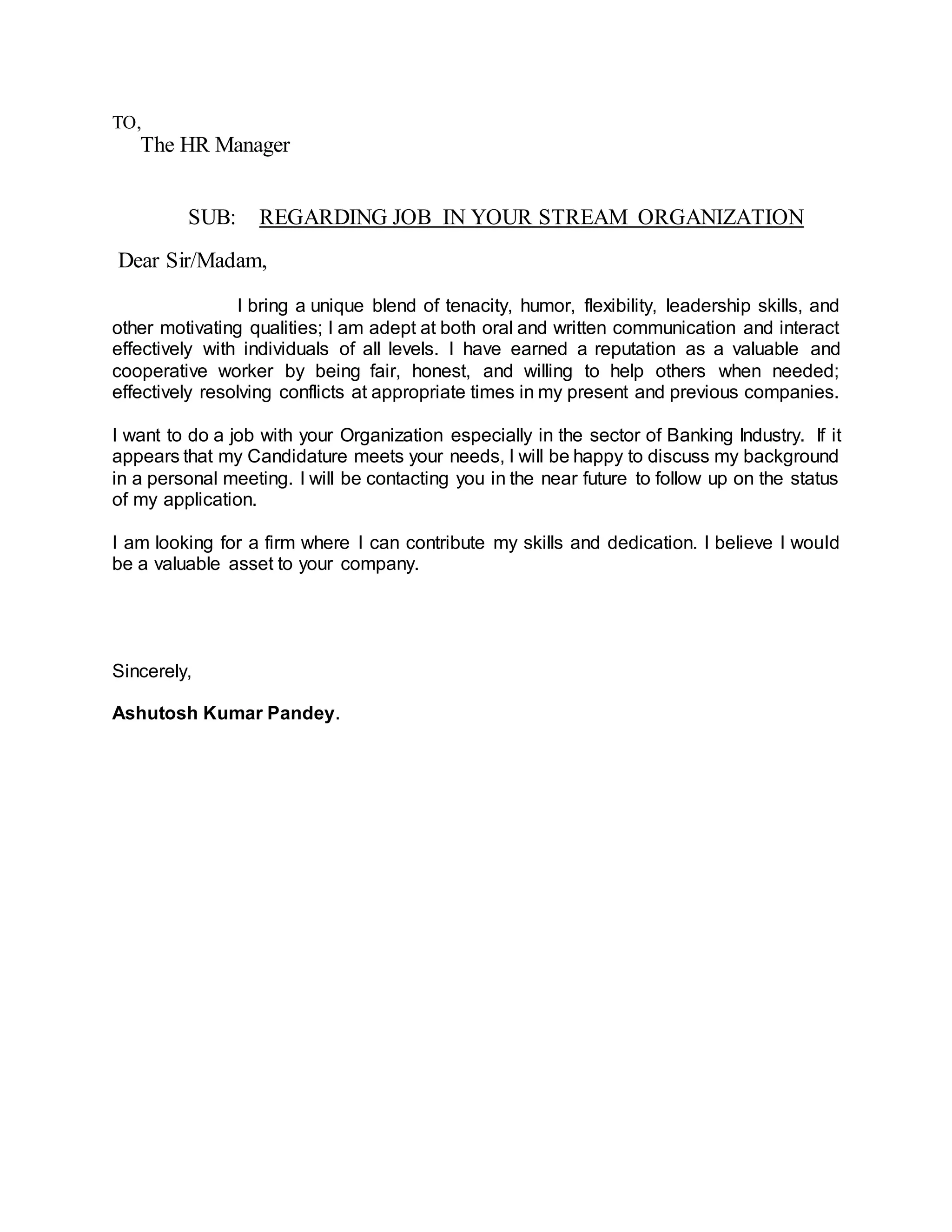 Updated cover letter | PDF | Free Download