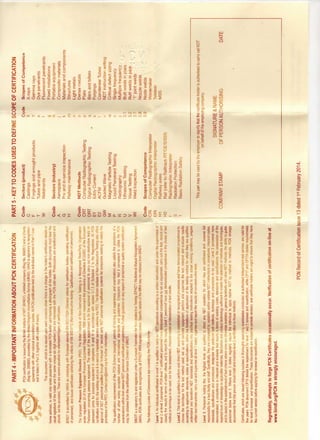 Original PCN Certificate | PDF