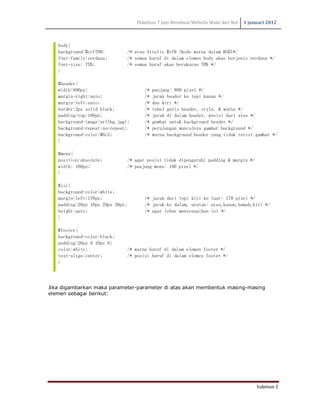 80325555 modul-7-jam-membuat-web-dari-nol | PDF