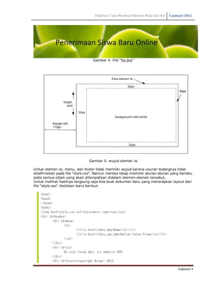 80325555 modul-7-jam-membuat-web-dari-nol | PDF
