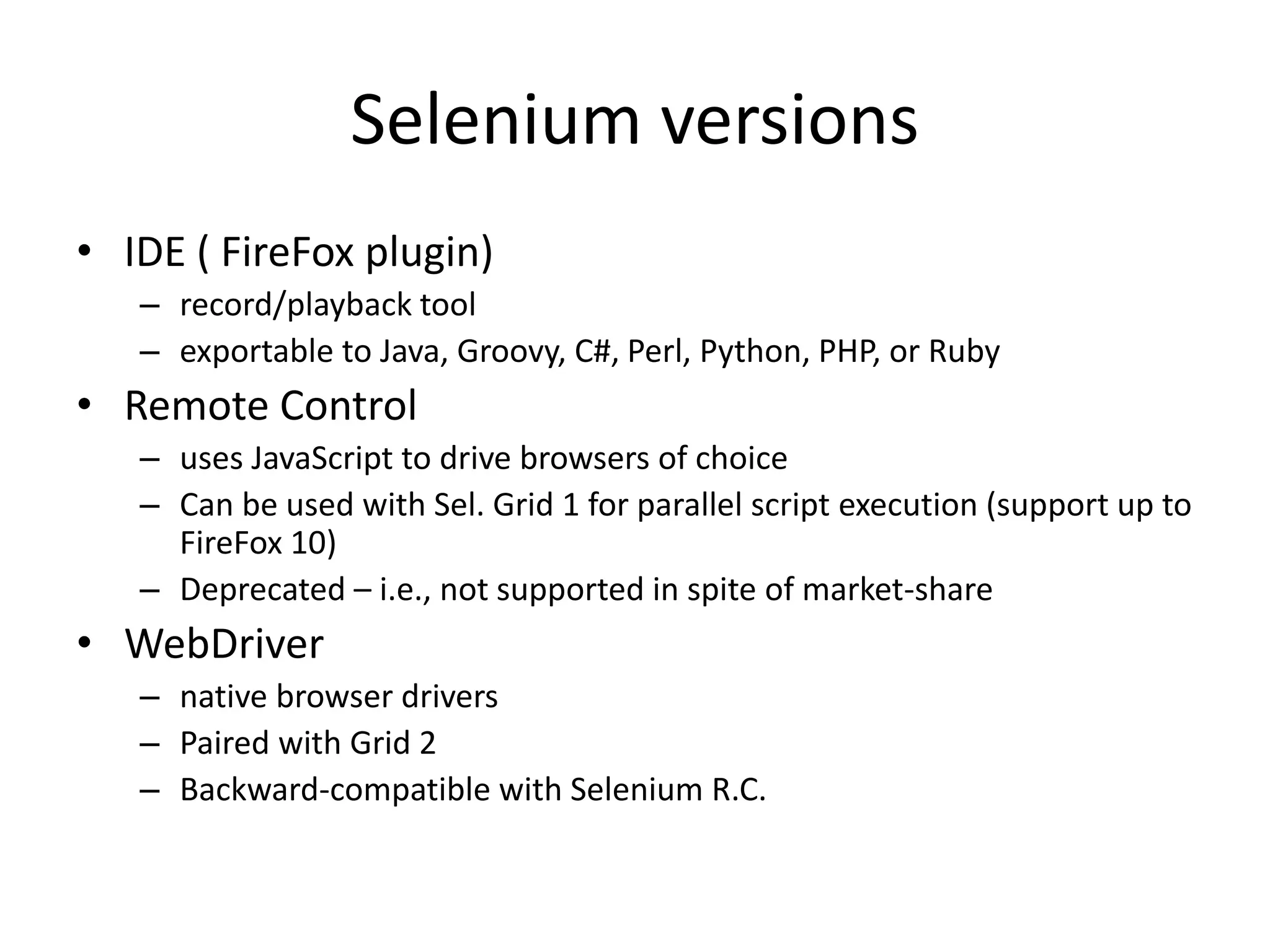 Selenium_WebDriver_Training__@2012_-phil_coulson_ | PPT Selenium_WebDriver_Training__@2012_-phil_coulson_ | PPT