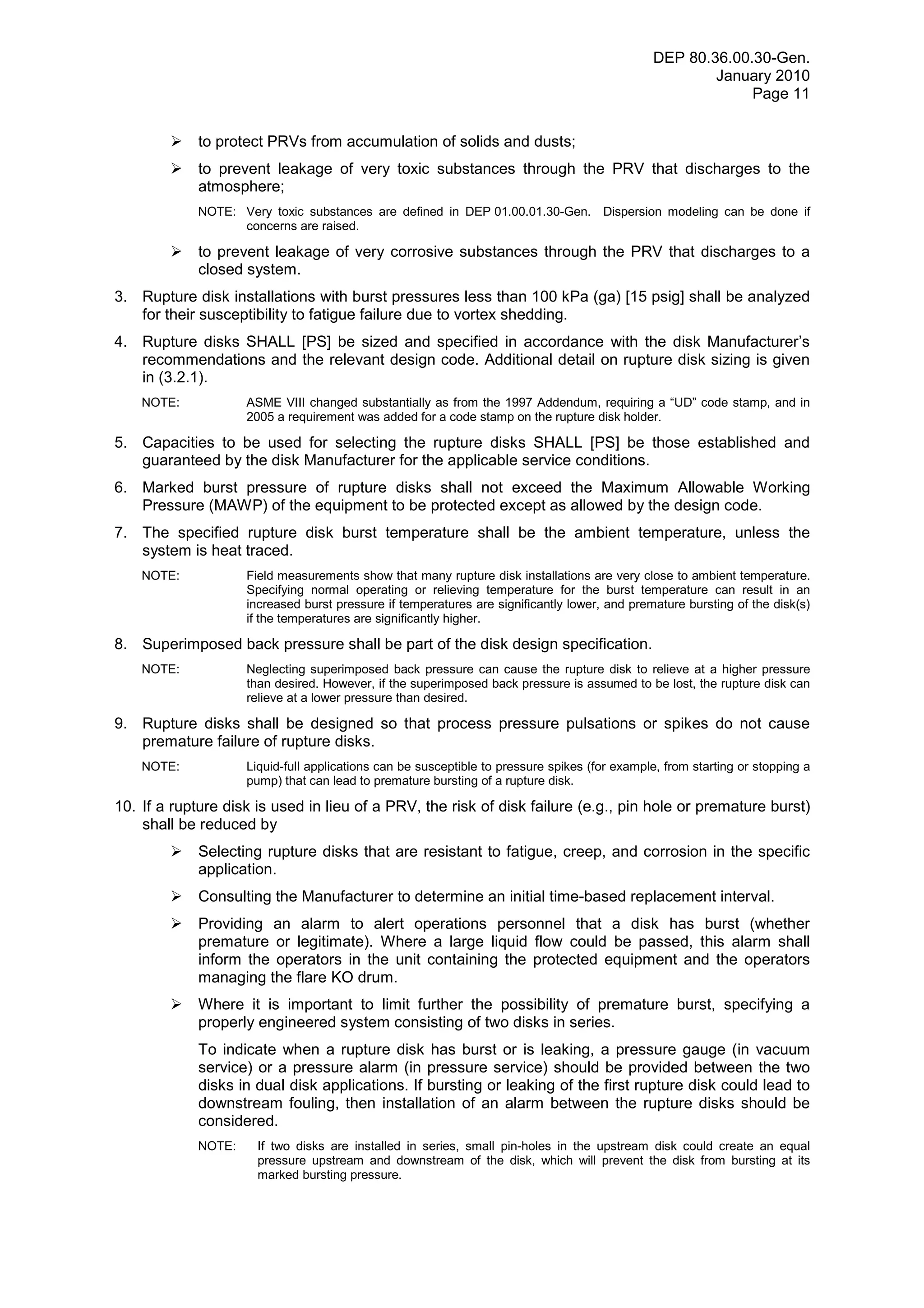 psv specifications | PDF