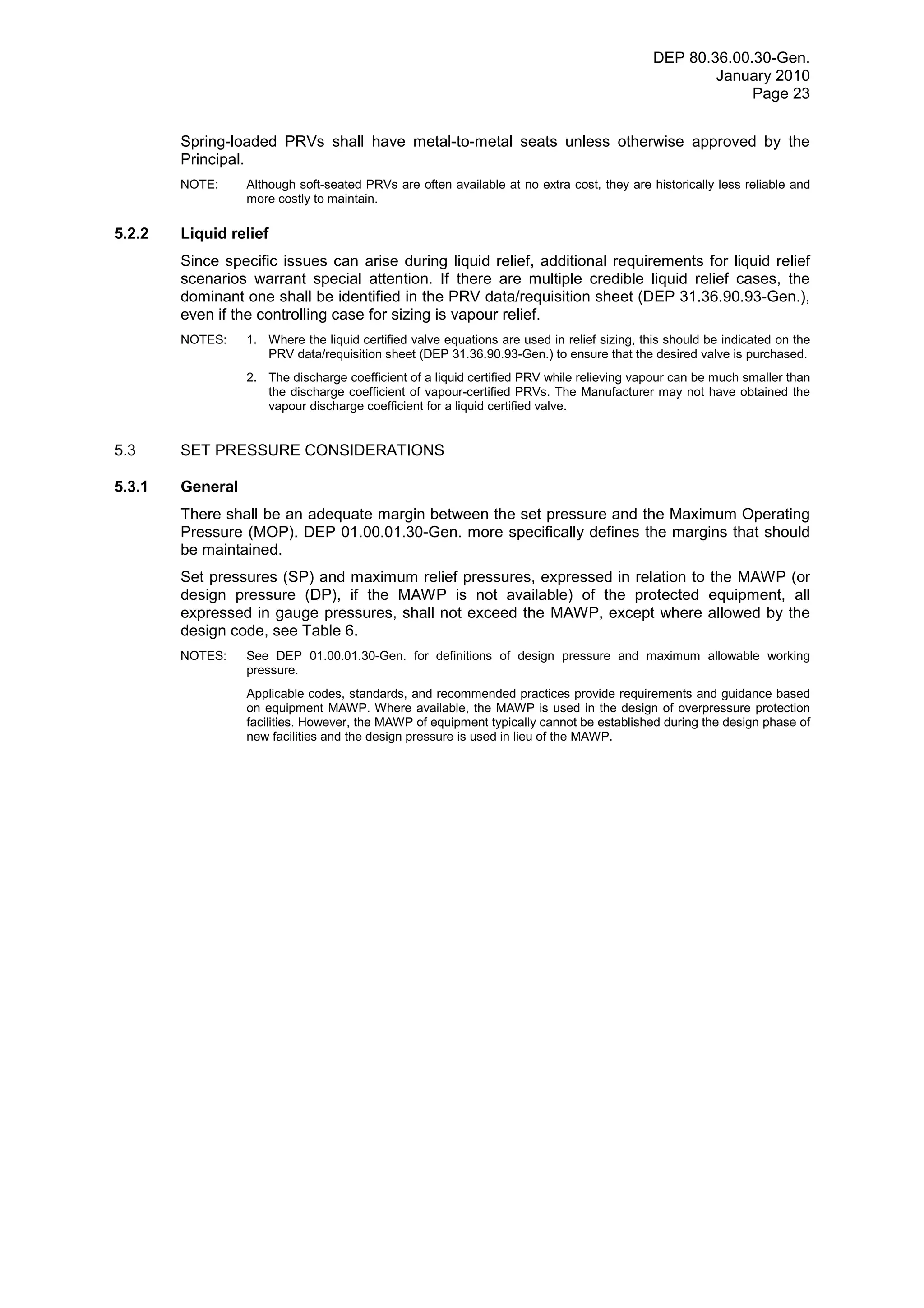 psv specifications | PDF
