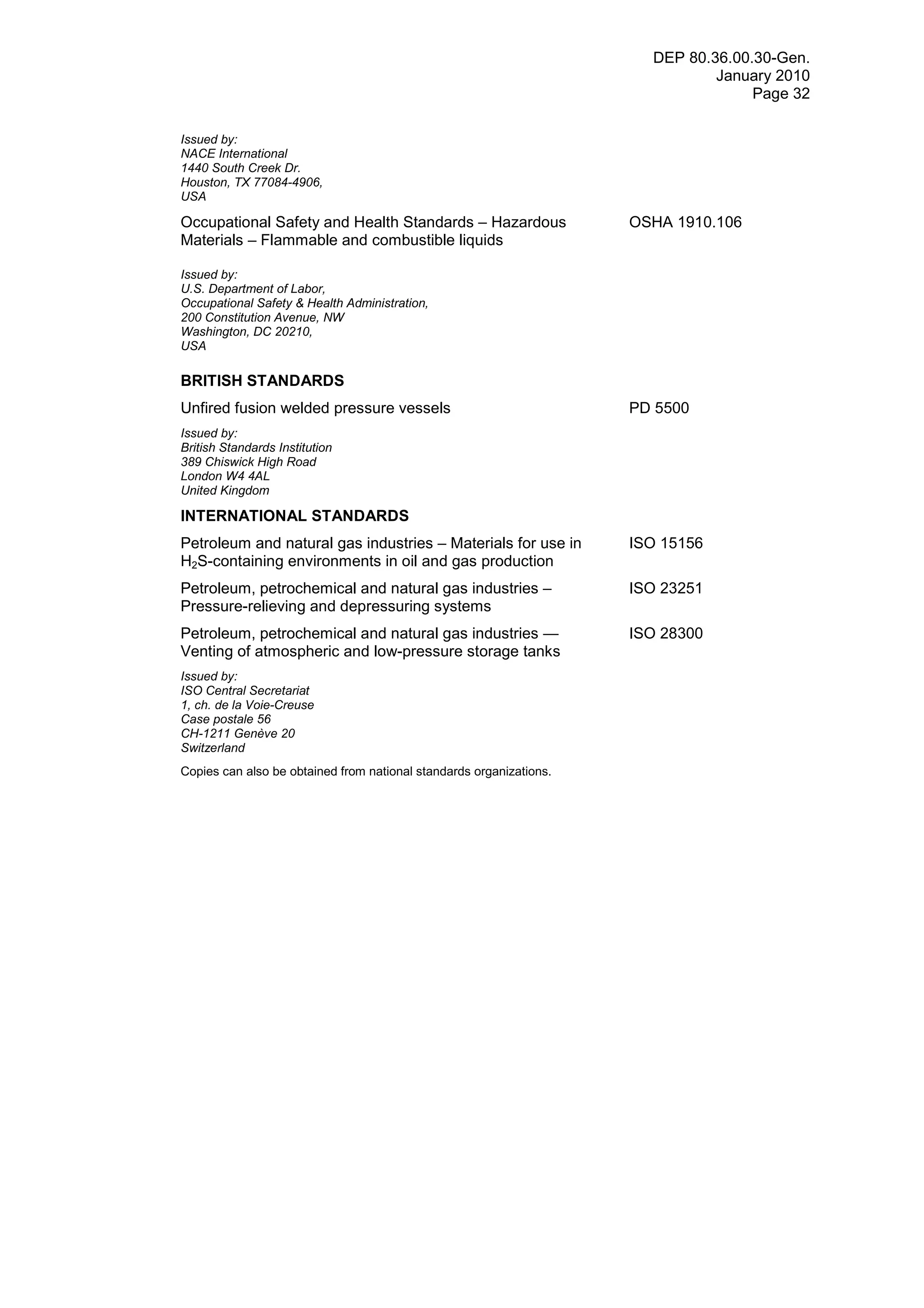 psv specifications | PDF