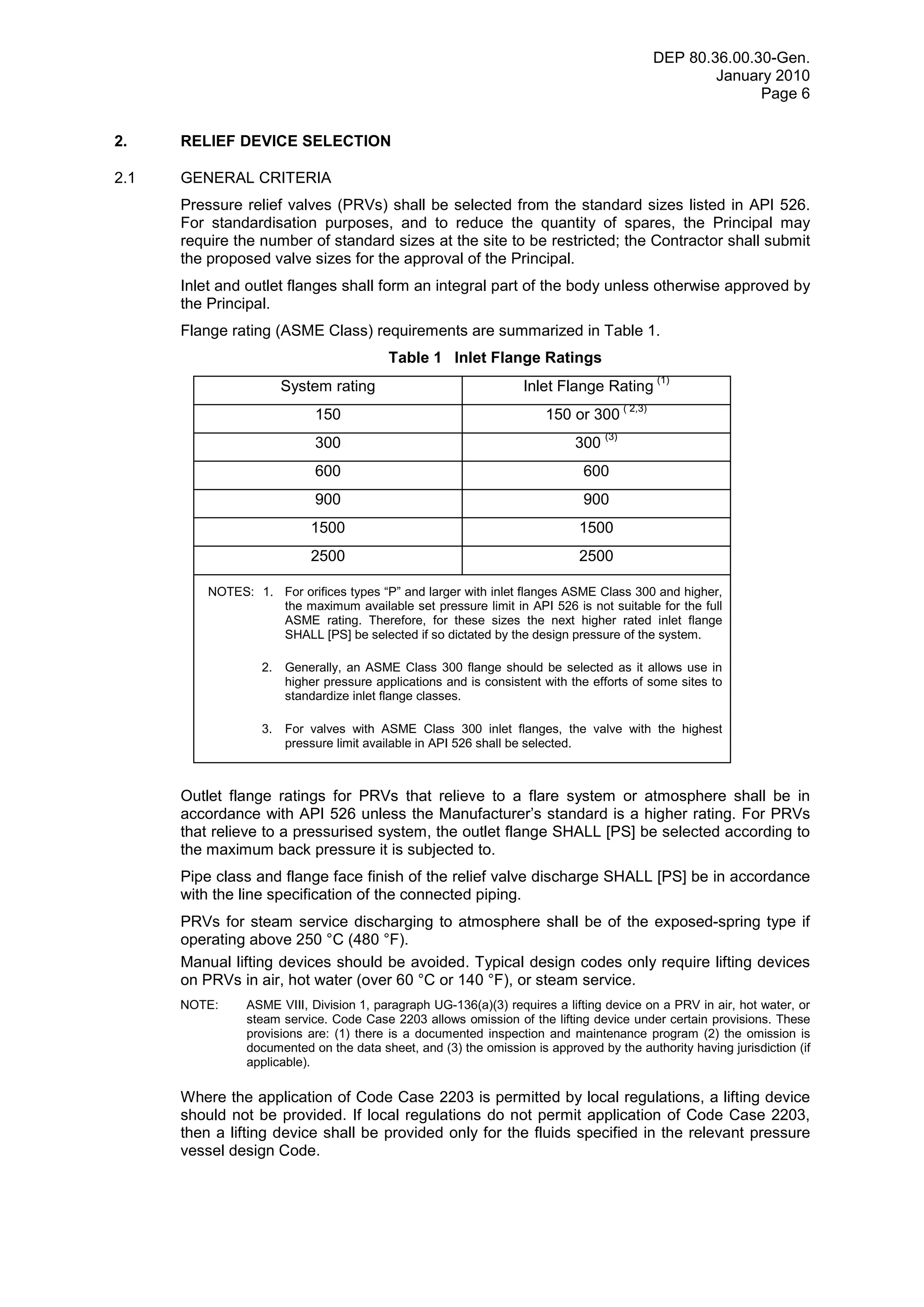 psv specifications | PDF