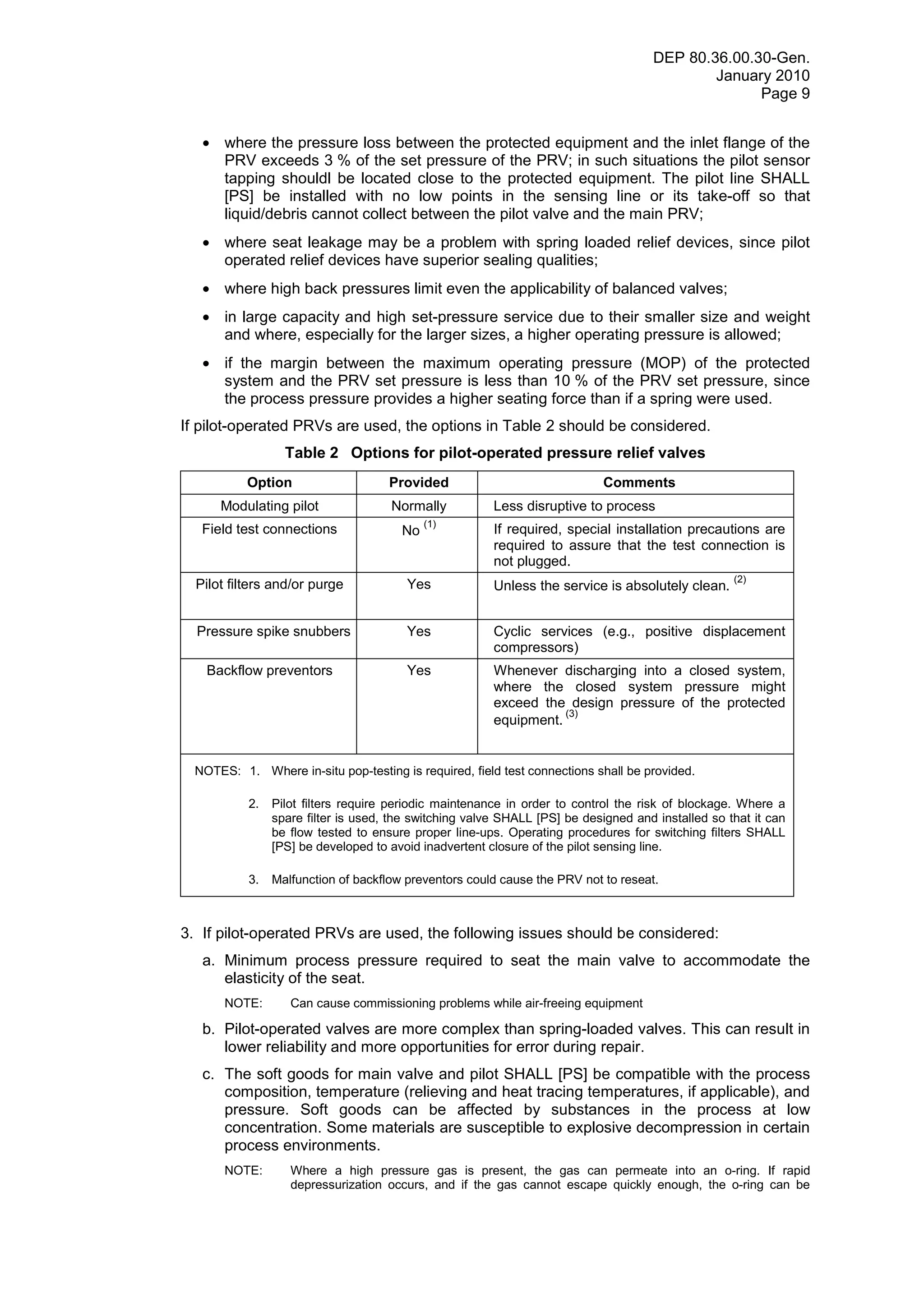 psv specifications | PDF