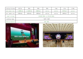 LED Screen Catalog | PDF