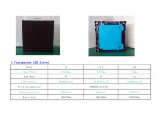 LED Screen Catalog | PDF