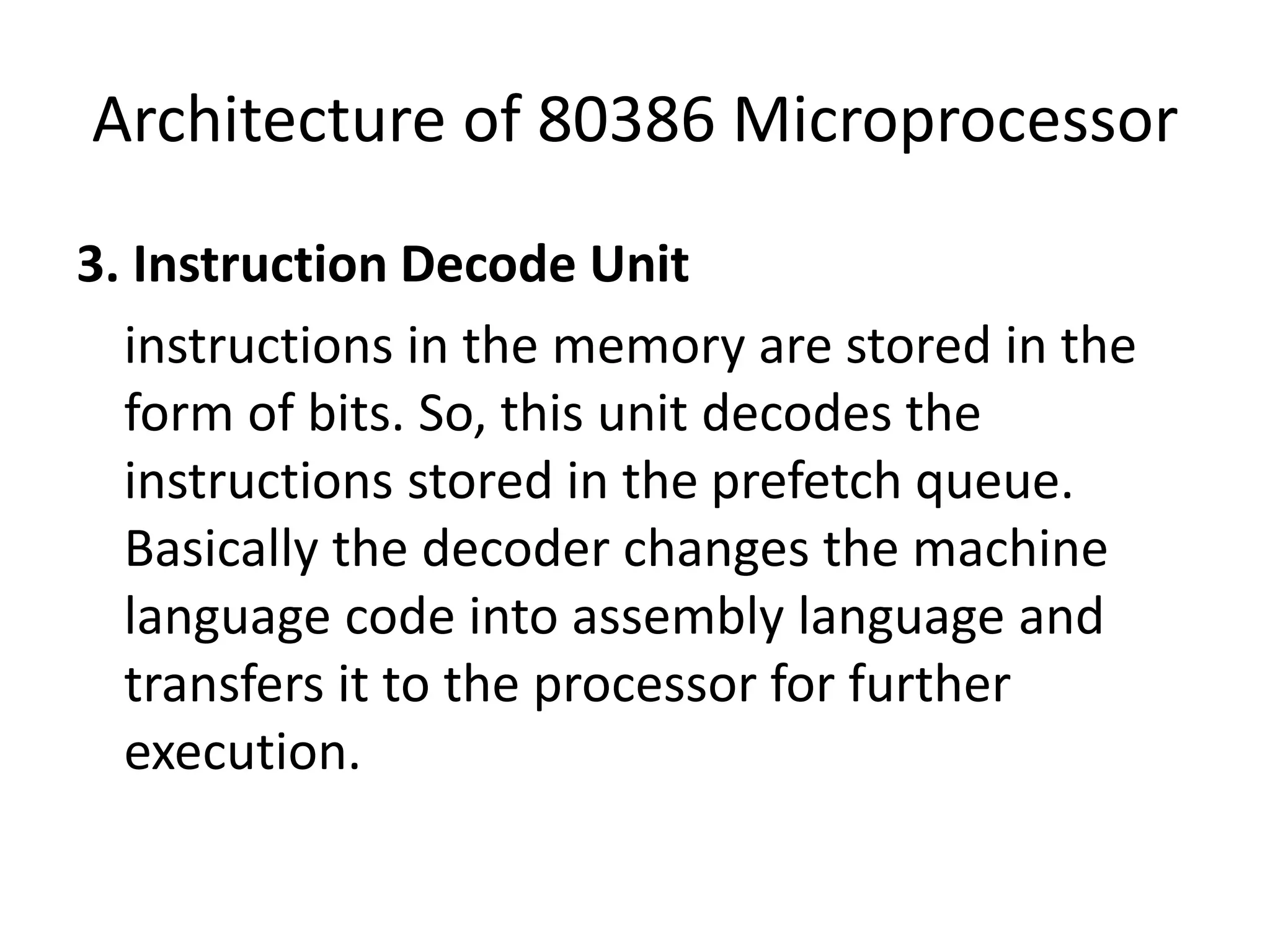 80386-1.pptx | Operating Systems | Computer Software and Applications