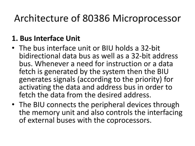 80386-1.pptx | Operating Systems | Computer Software and Applications