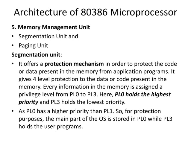 80386-1.pptx | Operating Systems | Computer Software and Applications