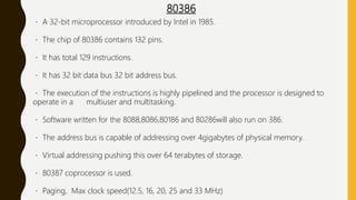 80386 & 80486 | PPT